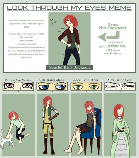 Look Through My Eyes Meme By Redann82 On Deviantart