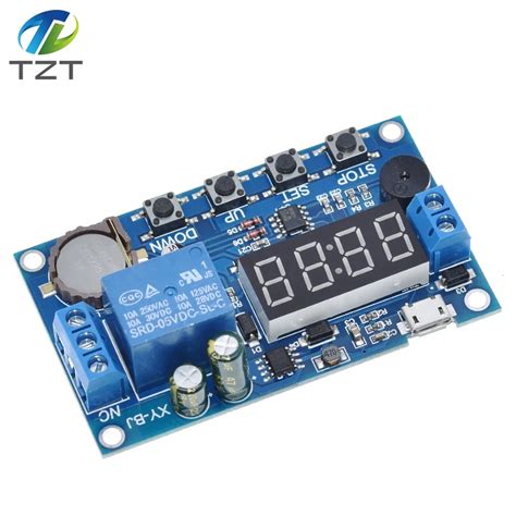 Tzt Dc 5v Real Time Timing Delay Timer Relay Module Switch Control