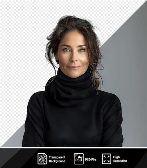Premium Psd Psd Picture Portrait Of Beautiful Middle Aged Woman With