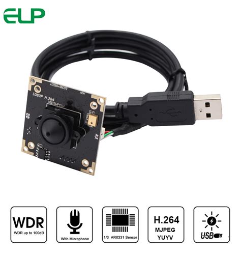 Elp 3 0 Megapixel Wdr Usb Camera With 3 7mm Pinhole Lens Adopt Micron Ar0331 Sensor Dynamic