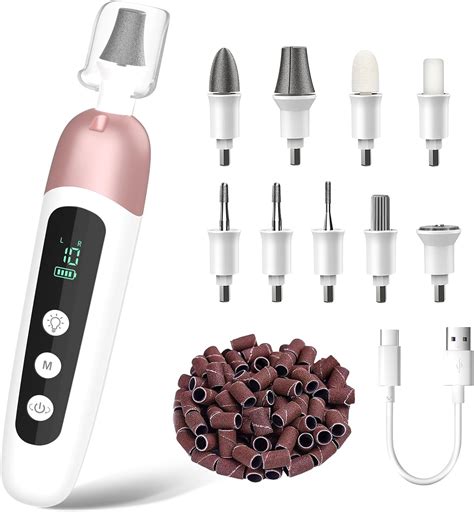 Cordless Electric Nail File Set Professional Manicure Pedicure Kit 10 Speed
