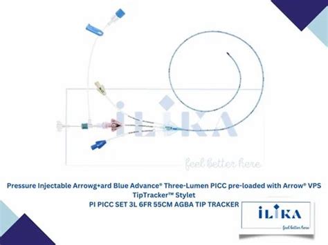 Pressure Injectable Arrowg Ard Blue Advance Three Lumen Picc 15 Cm 7 Fr At ₹ 1599 In Surat