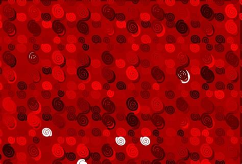 Plantilla De Vector Rojo Claro Con Formas De Burbujas 12346684 Vector