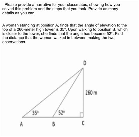 Solved Please Provide A Narrative For Your Classmates Chegg