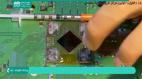 تعمیر Cpu و Gpu دستگاه بازی Ps3 با خمیر سیلیکونی نماشا