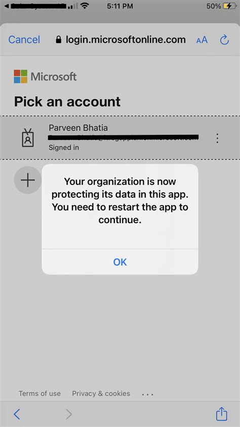 Reinstalling The App Shows Restart Alert Before Enrollment · Issue