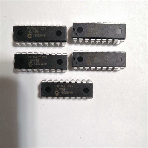 Microchip Pic16lf1827 新品5個組セット Pic16f1827の作動電圧1 8 3 6v版 マイコン｜paypayフリマ