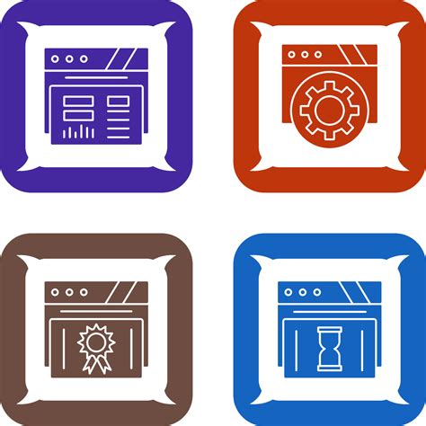 Dashboard And Browser Icon Vector Art At Vecteezy