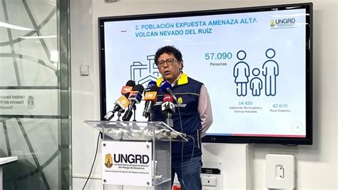 Ungrd Anunció Medidas Frente A Actividad Del Nevado Del Ruiz Se