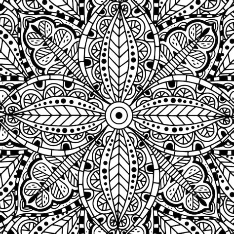 Black White Mandala Pattern Vectors And Illustrations For Free Download