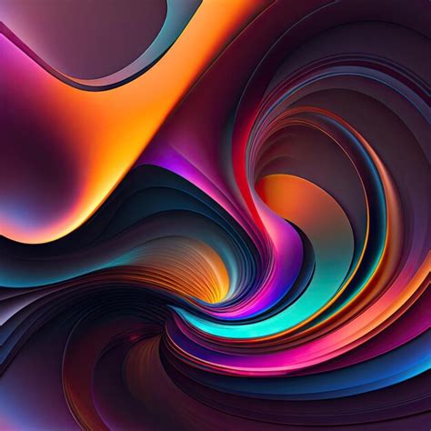 Premium Ai Image Abstract Flow Background Generative Ai
