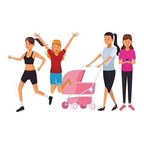 Premium Vector Woman Daily Routine