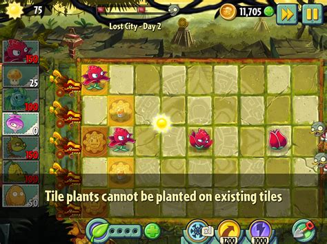 Gold Tile Plants Vs Zombies Wiki Fandom Powered By Wikia