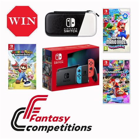 Nintendo Switch Mario Bundle Or £350 Cash Alternative Fantasy