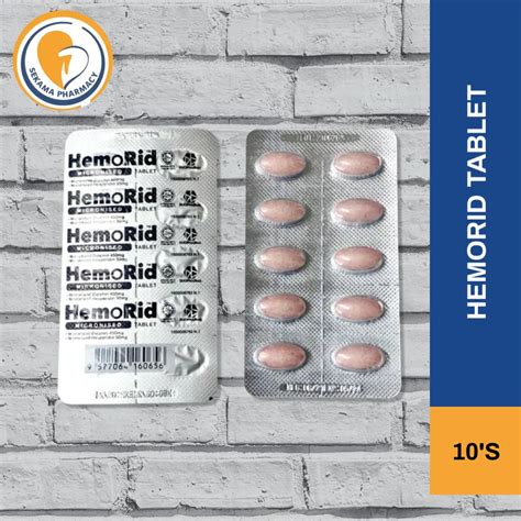 Hemorid Tablet Micronised 10sstrip Exp 102025 Shopee Malaysia