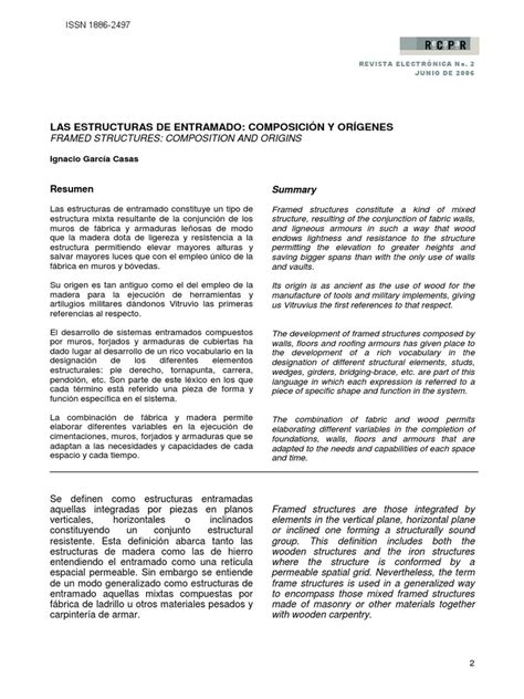 Las Estructuras Entramadas Pdf Materiales De Construcción Ingeniería