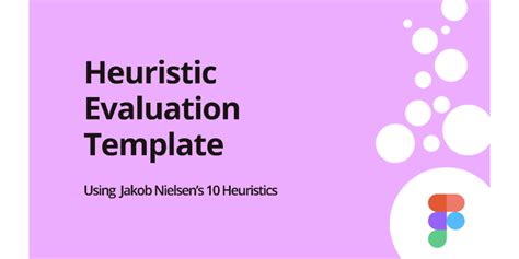 Heuristic Evaluation Template Community Figma Community