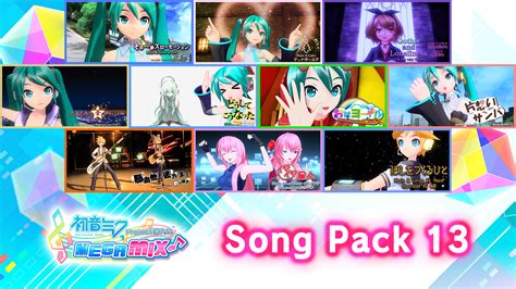 Hatsune Miku Project Diva Mega Mix Song Pack 13 For Nintendo Switch
