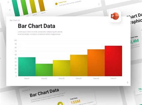 دانلود قالب پاورپوینت نمودار میله ای Bar Chart Statistic
