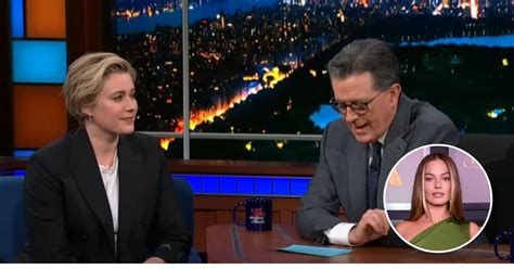 Greta Gerwig Tells Stephen Colbert That Her Favorite Thing About Margot