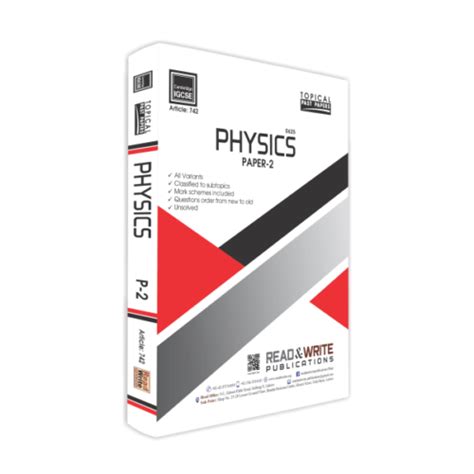 Physics IGCSE Paper Topical Workbook Read Write