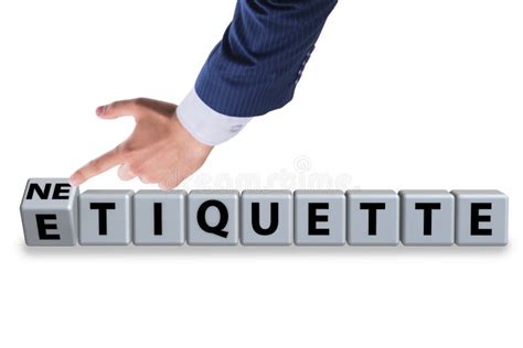 Concept Of Etiquette And Netiquette Stock Photo Image Of Conduct Interaction 271904890