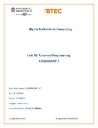 Asm Advanced Programming Pass Assignments Advanced Algorithms
