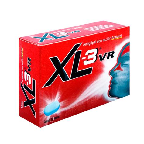 XL 3 VR 3mg 50mg 375mg 24 Tabletas Farmacias PuntoMX Queretaro