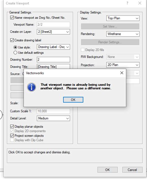 viewport naming issue troubleshooting vectorworks community board