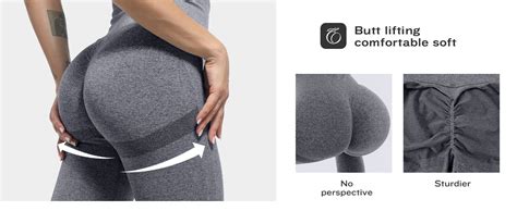Chrleisure 3 Piece Workout Leggings Sets For Women Gym Scrunch Butt