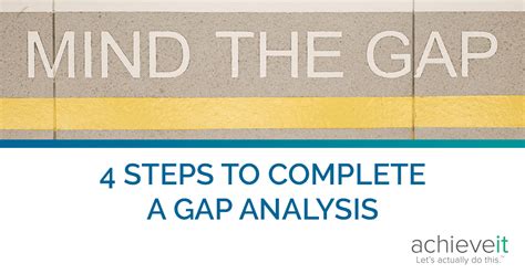 Steps To Complete A Gap Analysis