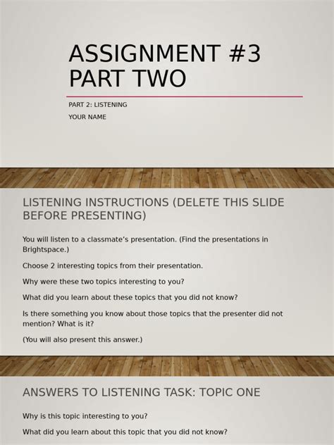 Assignment 3 Part 2 Template Pdf