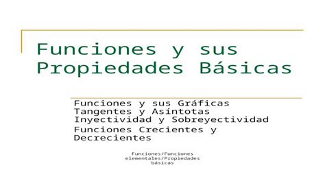 Download Ppt Powerpoint Funciones Y Sus Propiedades Básicas Funciones