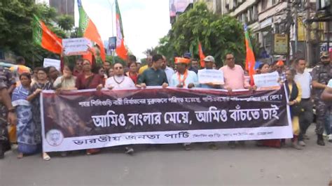 Bjp Agitation In Siliguri নাবালিকা খুনের প্রতিবাদে ফুঁসছে উত্তরবঙ্গ