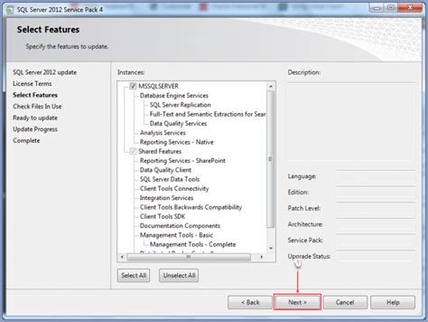 Install SQL Server Service Pack
