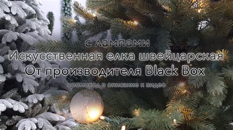 Искусственная елка Швейцарская с лампами Black Box - Краткий обзор и ...