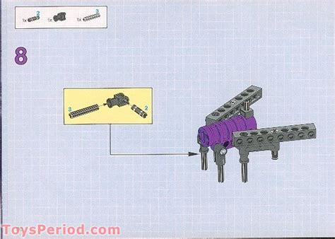 Lego 8233 Blue Thunder Vs The Stinger Instructions And Parts List