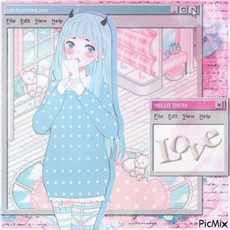 Anime Girl Love Letter  Animé Gratuit Picmix