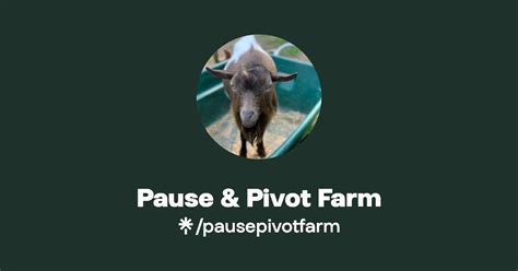 Pause Pivot Farm Instagram Facebook Linktree