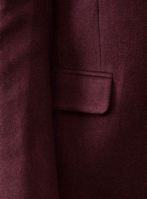 Dark Wine Heavy Tweed Suit Studiosuits