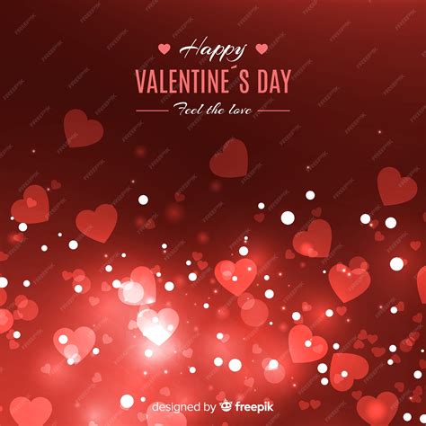 발렌타인 데이 배경 무료 벡터