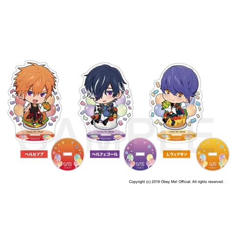 Mixx Garden Black Cat Butler Cafe 2 2023 Chibi Birthday Acrylic Stands