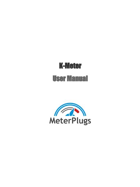 Kmeter Guide Pdf Amplitud Archivo De Computadora