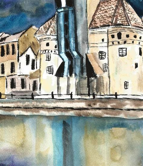 Gdańsk Obrazy Akwarela Bożena Ronowska Galeria Sztuki Haloart