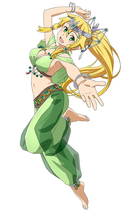 Safebooru 1girl Arm Up Barefoot Blonde Hair Bracelet Feet Full Body