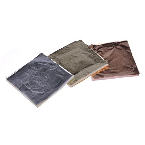 Imitation Foilfoil Wrapping Paper Sheet Imitation Copper Leaf Sheets