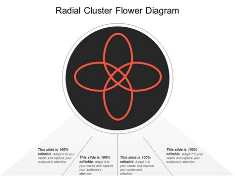 Radial Cluster Flower Diagram Graphics Presentation Background For Powerpoint Ppt Designs