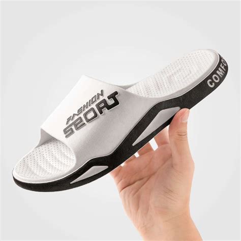 Jual Sandal Pria Slip On Olahraga Slop Sendal Slide Karet Original B4