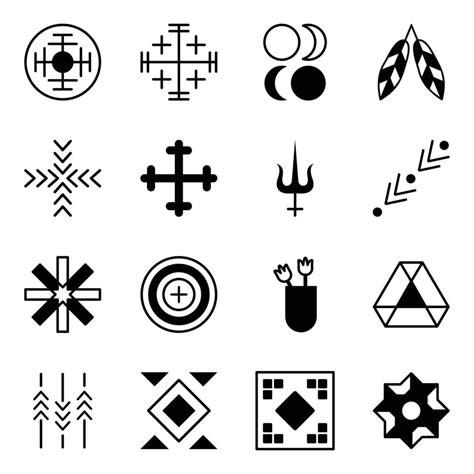 Pack Of Tribal Patterns Collection 16439004 Vector Art At Vecteezy