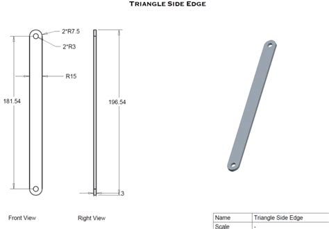 Triangle Side Edge Basic Dimensions Download Scientific Diagram